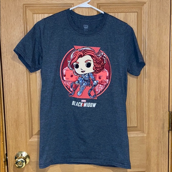 Funko | Shirts | Marvel Black Widow Pop Tee | Poshmark